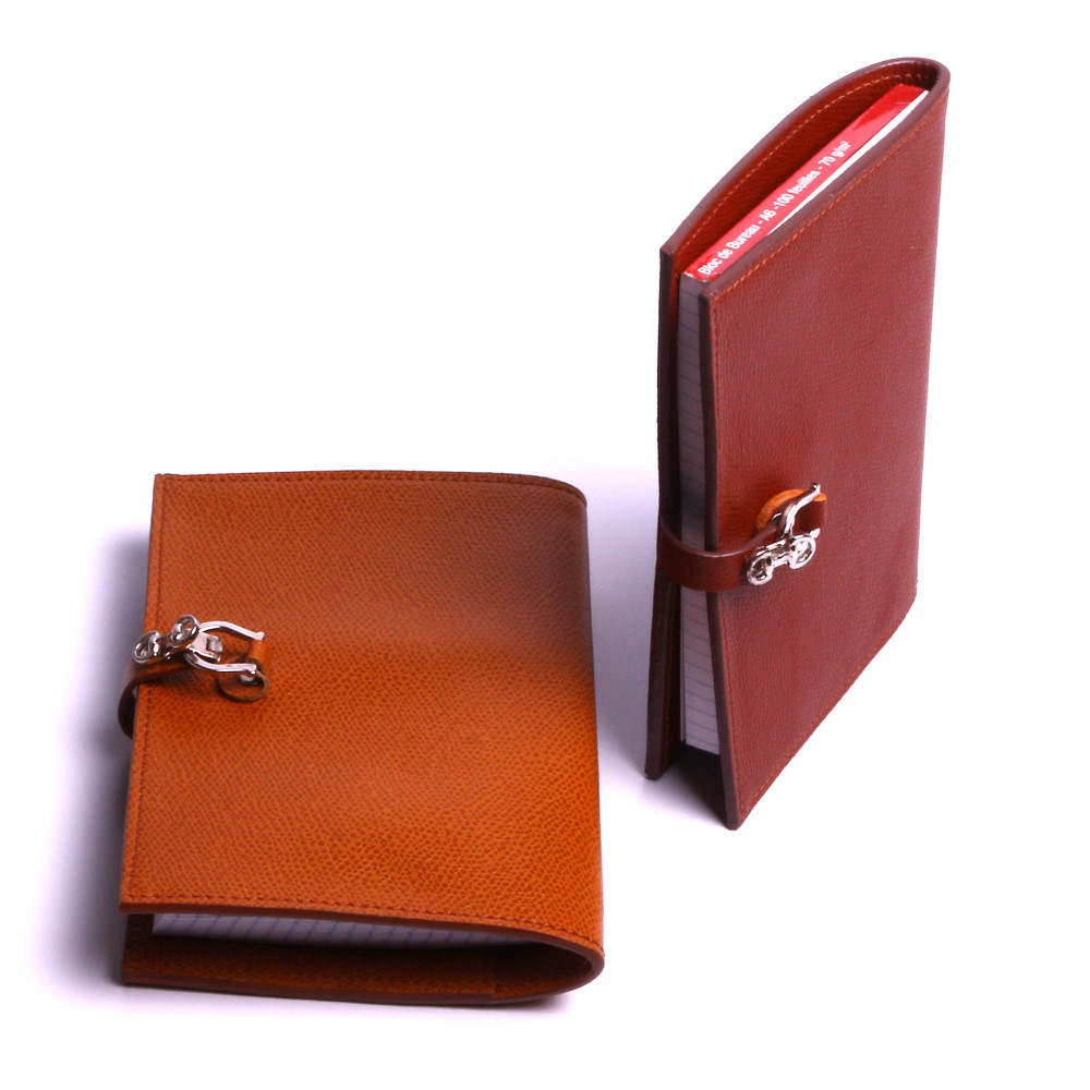 Conférencier bloc note Bloc note cuir personnalisé Porte document bloc ...